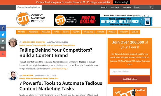 10 Blogs To Help You Become A Content Marketing Rock Star | by Allison ...