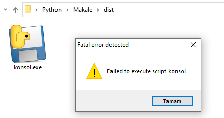 Python3 .py .exe yapma | Pyinstaller kullanımı | by Enes HAZIR | Medium