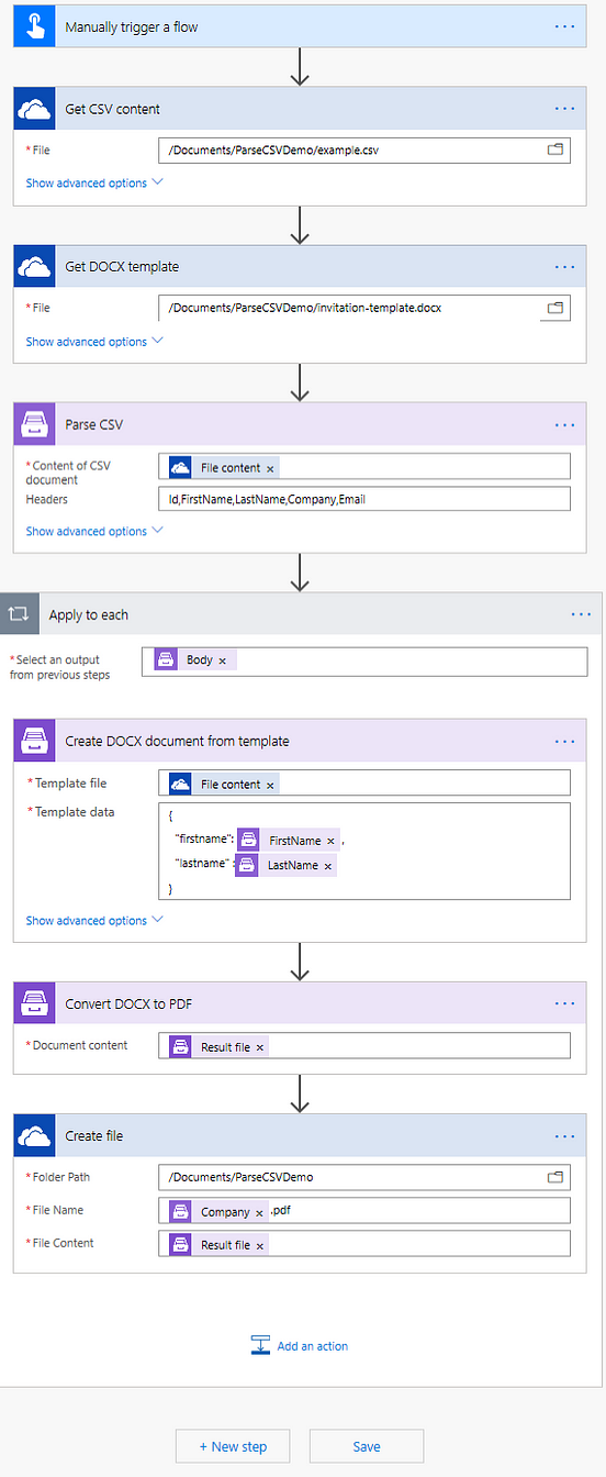 How To Parse A Csv File Using Microsoft Power Automate Azure Logic
