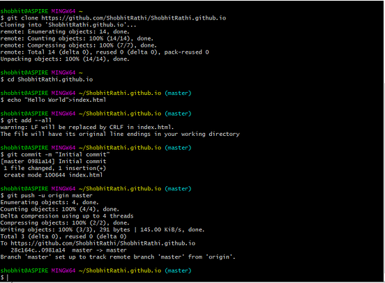 Github.io | Getting Started. Suppose you built a complete project… | by ...