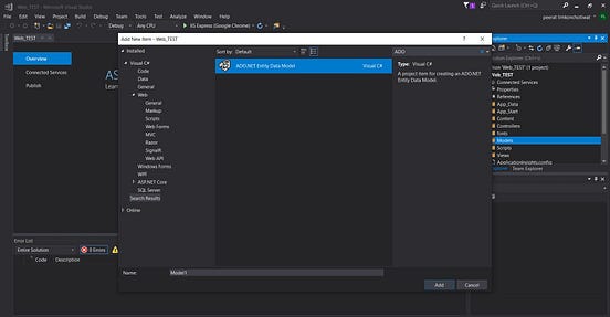 ASP.NET (MVC,API) เชื่อมต่อ SQL Server ฉบับปี 2018–19 ! | by Mr.P L | mmp-li | Medium