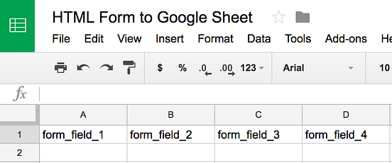 How to Submit an HTML Form to Google Sheets…without Google Forms | by ...