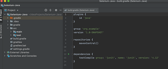 How to setup Selenium Java with Gradle in IntelliJ | by Milosz Wozniak ...