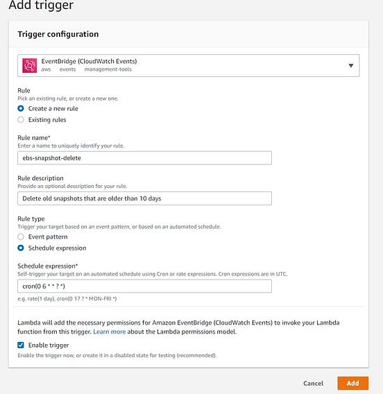 Ebs Snapshot Management Using Aws Lambda And Cloudwatch By Troy Ingram Nerd For Tech Medium