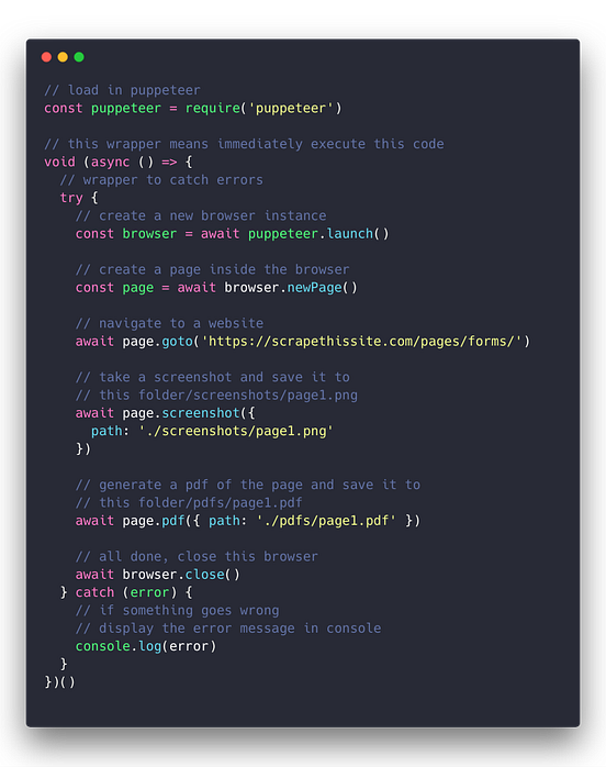 An Introduction to Web Scraping with Puppeteer | by CodeDraken | The ...