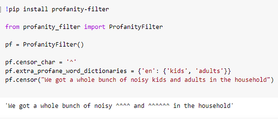 Handling profanity in text data with Python. | by Lubna Khan | Medium