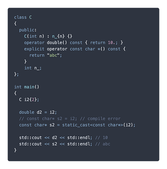 潮．C++20 | explicit 關鍵字大解析. 最常聽到 explicit 這字就是掛在類別 constructor… | by ...