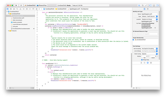 Core Data (CRUD) with Swift 4.2 for Beginners | by Ankur Vekariya | Medium