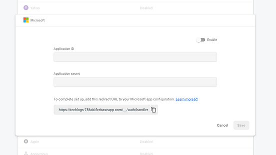 Adding Microsoft Authentication using Firebase | by shrey vijayvargiya | Nerd For Tech | Medium
