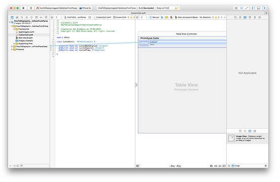 How to display parse.com images in a table view. iOS, Swift 1.2, Parse.com 1.7.2 | by Bizzi ...