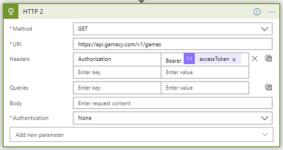 How to pass a Bearer Token using Azure Logic Apps | by GAMACY.com | GAMACY | Medium