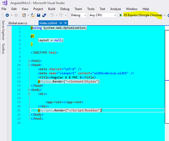 How to create an ASP.NET MVC 5 project with Angular 6 in Visual Studio Part 2 | by Lester | ASP ...