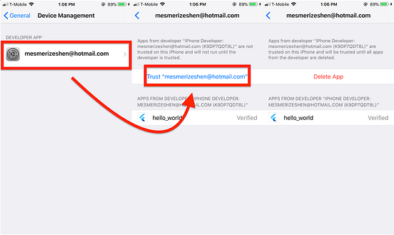 How To Test Your Flutter Ios App On Your Ios Device By Shen Huang Frontend Weekly Medium