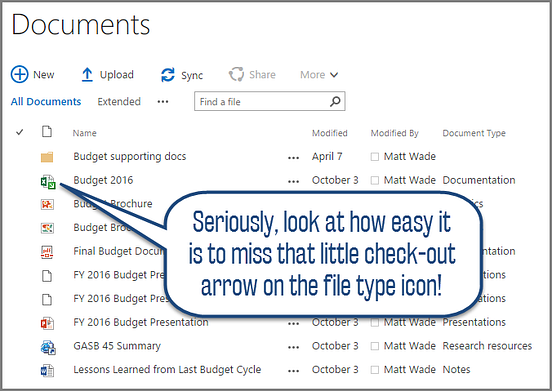 The basics of SharePoint check in and check out | by Matt Wade ...