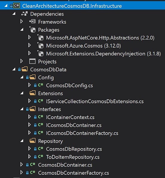 Clean Architecture - Partitioned Repository Pattern with Cosmos DB | by Shawn Shi | The Startup