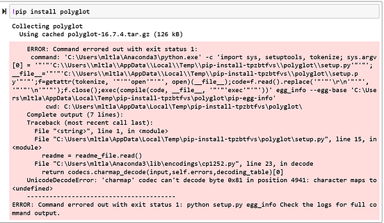 A Guide for using Polyglot on Windows | by ML Tlachac | Medium