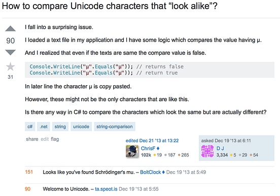 Unicode Details for Developers. Last time, we went all the way from the ...