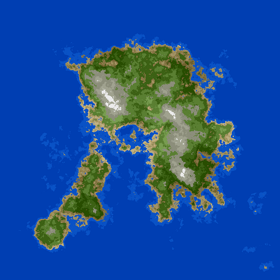 Procedural 2D Island Generation — Noise Functions | by Travall | Medium