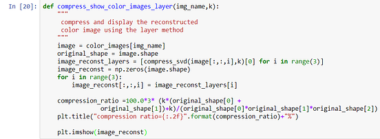 Jupyter, python, Image compression and svd — An interactive exploration ...