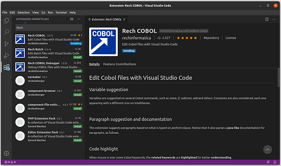 Programando em COBOL no Visual Studio Code | by Sandro Silveira | Medium
