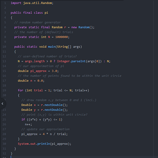A Simple Monte Carlo Method for Approximating Pi | by Jake Callaghan ...