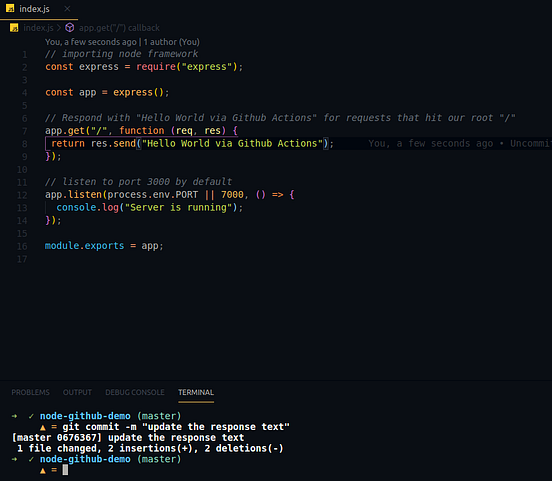How to set up a CI/CD Pipeline for a node.js app with Github Actions | by Chathula Sampath ...