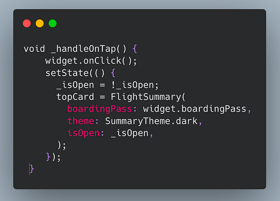 Flutter Vignette — Boarding Pass Flutter Community