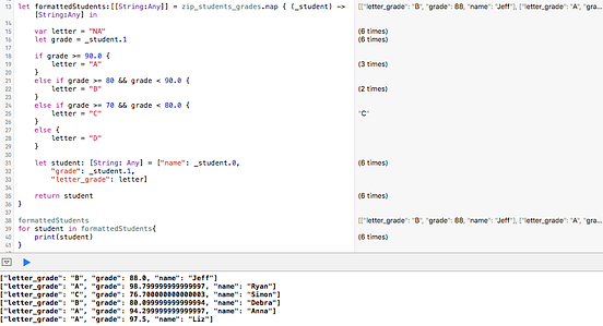 Swift Do Something Useful with Zip, Map, and Reduce | by Keith Elliott | Swift Programming | Medium
