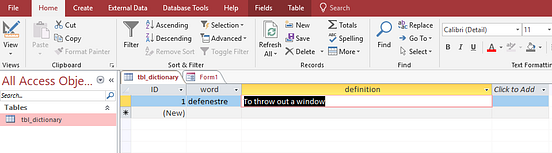 Creating a Button to insert Records into an Access Database with VBA. | by Ngai To Lo | Medium