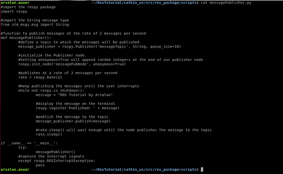 Part 3: Create Your First ROS Publisher and Subscriber Nodes | by ...