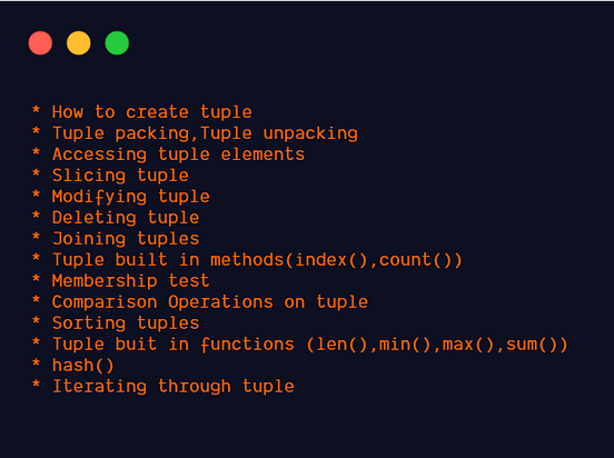 An Introduction To Python Tuple Let Us Learn About Python Tuple In By Indhumathy Chelliah