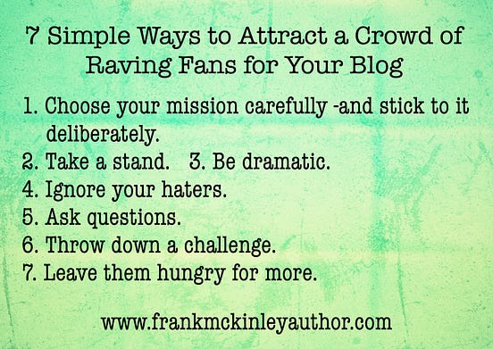 7 Simple Ways to Attract a Crowd of Raving Fans for Your Blog | by ...