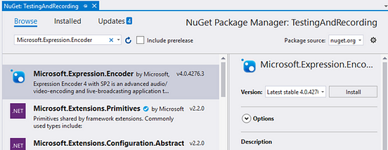Setting Up Automation Test Screen Recorder With Selenium Webdriver And C