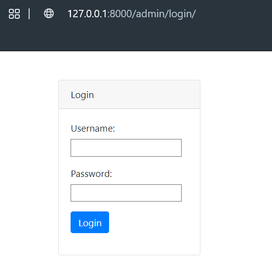 Django Admin Custom Login Page. Rendering django admin login page with ...
