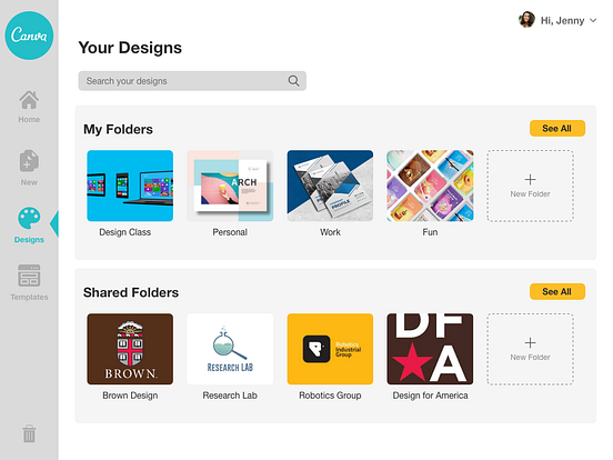 Canva Redesign — UI/UX Case Study | by Gabby Hoefer | Medium