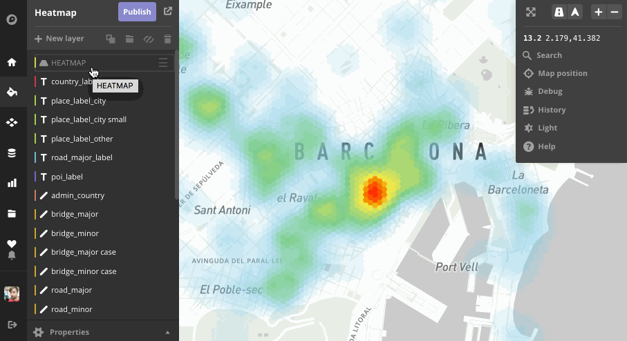 Data Underneath Labels On Top Adding Context To Data Visualizations By Mapbox Maps For