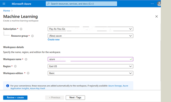 Azure Machine Learning Service Part-1: Creating Workspace | by Kalyan ...