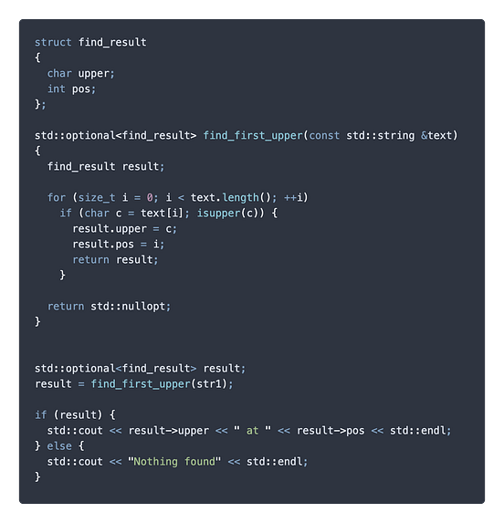 潮．C++17 | std::optional 解析/介於有跟沒有之間的變數？ | by TJSW | Medium