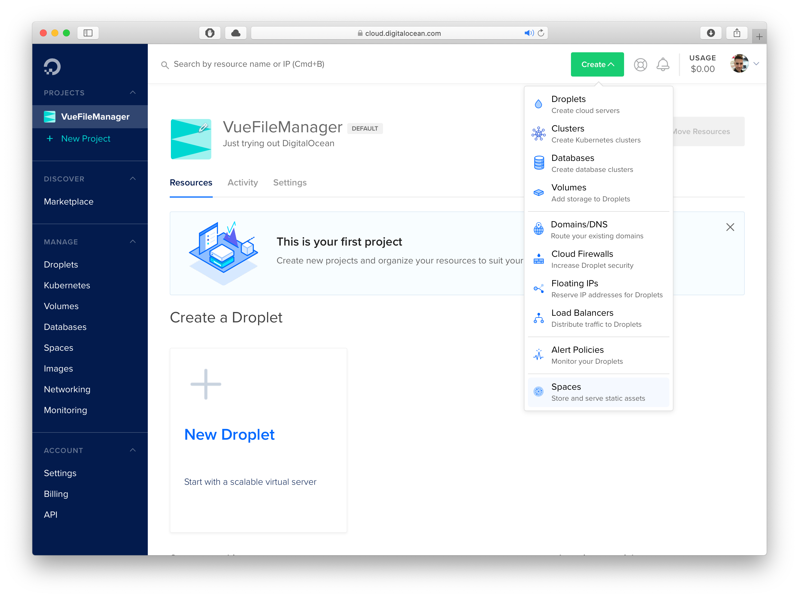 How to Set Up VueFileManager with Digital Ocean Spaces as an External Storage