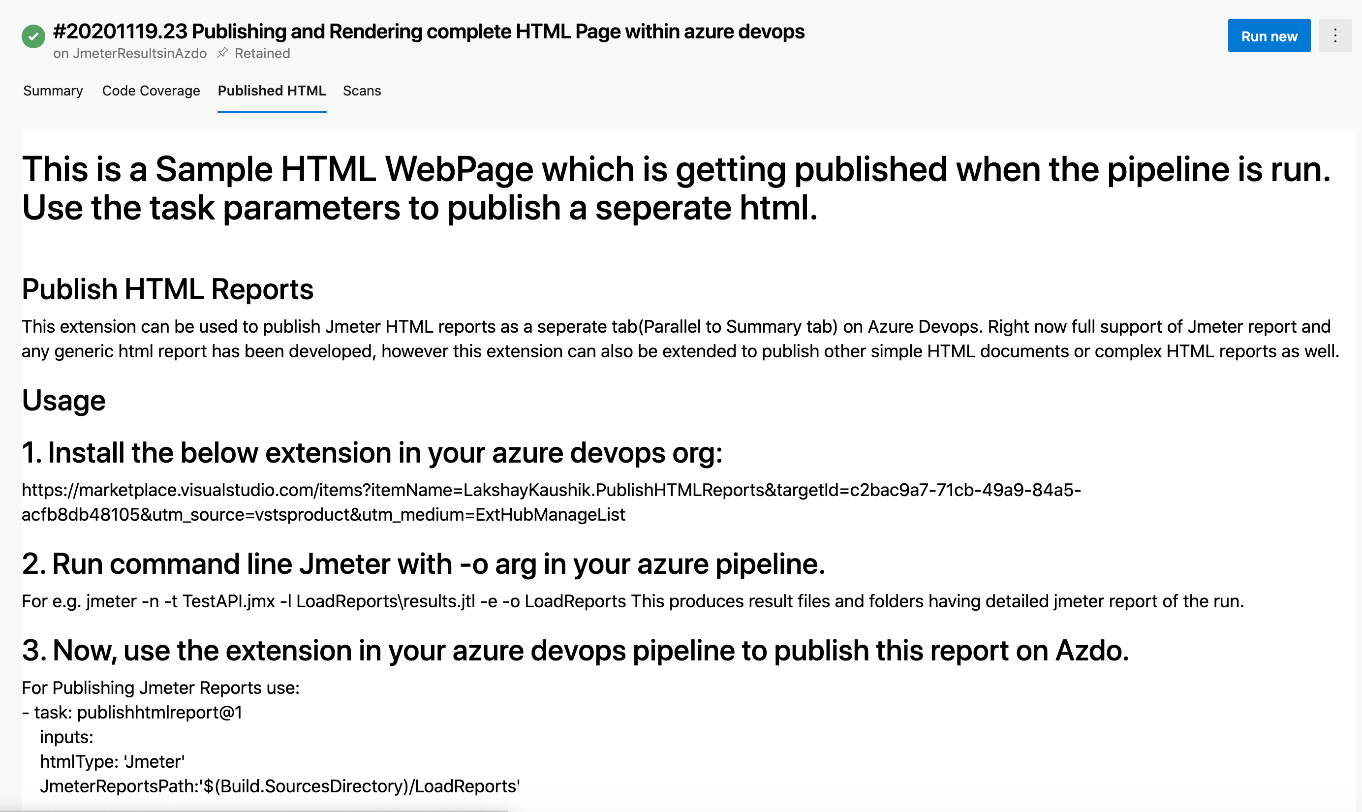 Running Jmeter Load Tests And Publishing Jmeter Report Within Azure Devops By Lakshaykaushik