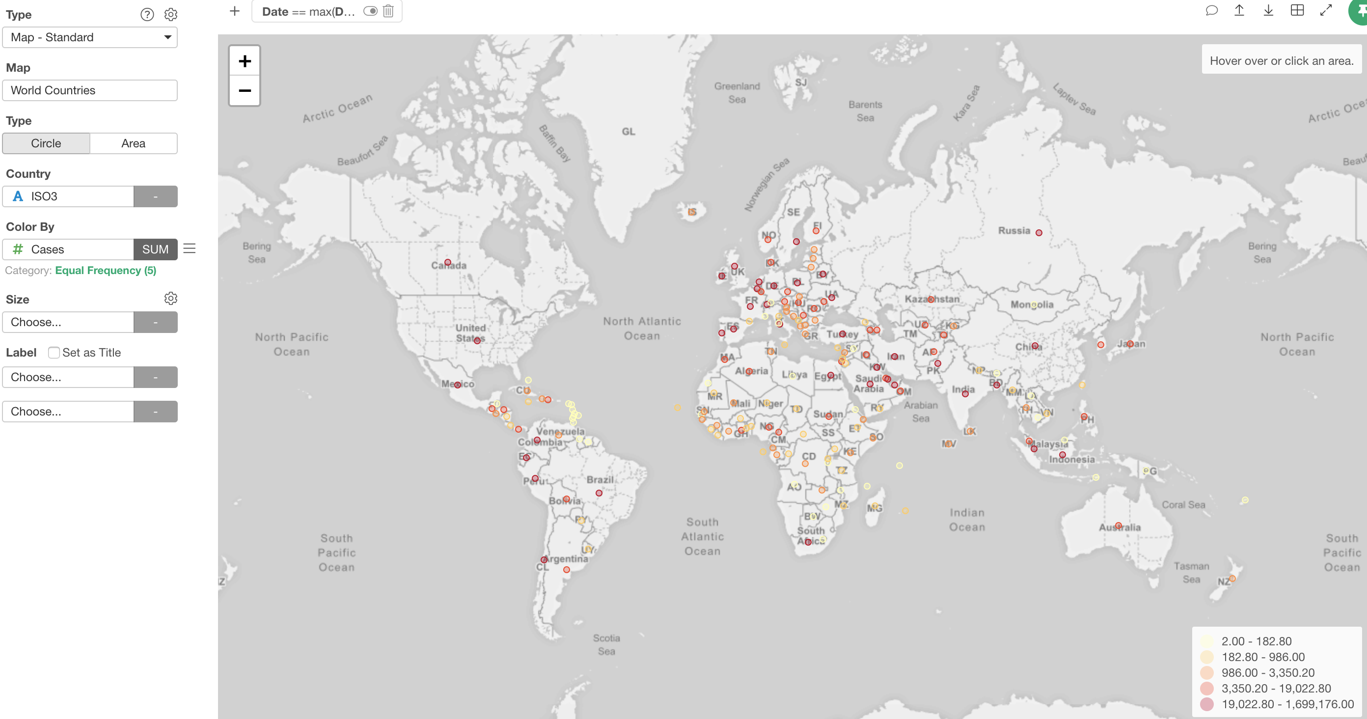 Introduction to a new Map Type ‘Standard’ in Exploratory | by Kan ...