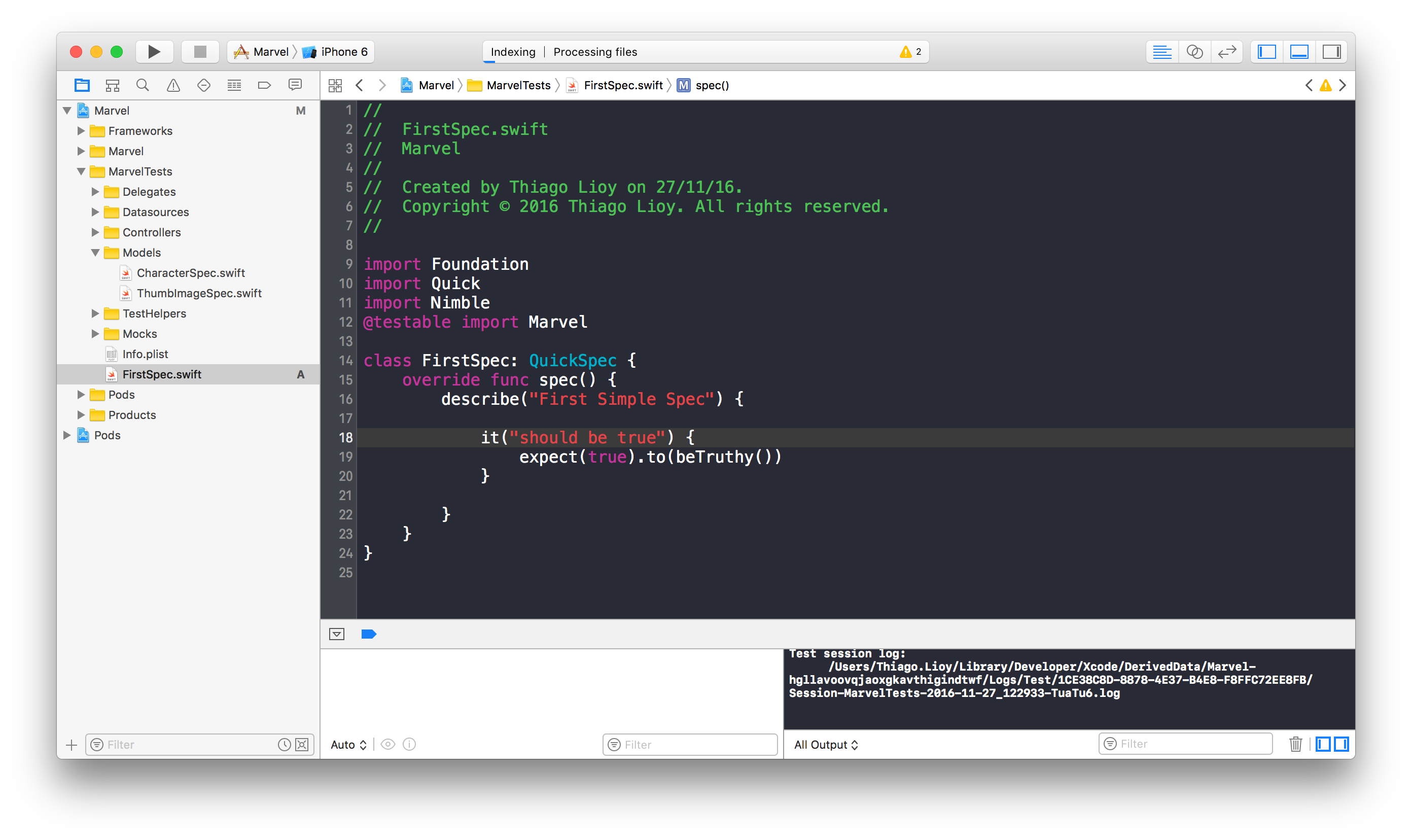 Creating a Marvel iOS App from scratch.. Part 2 Tests, coverage and ...