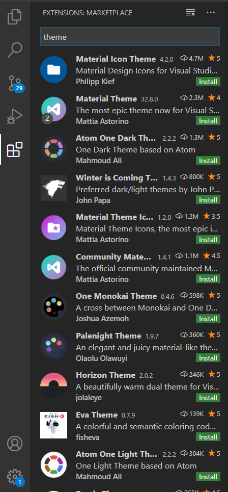5 of the Best Themes for VS Code