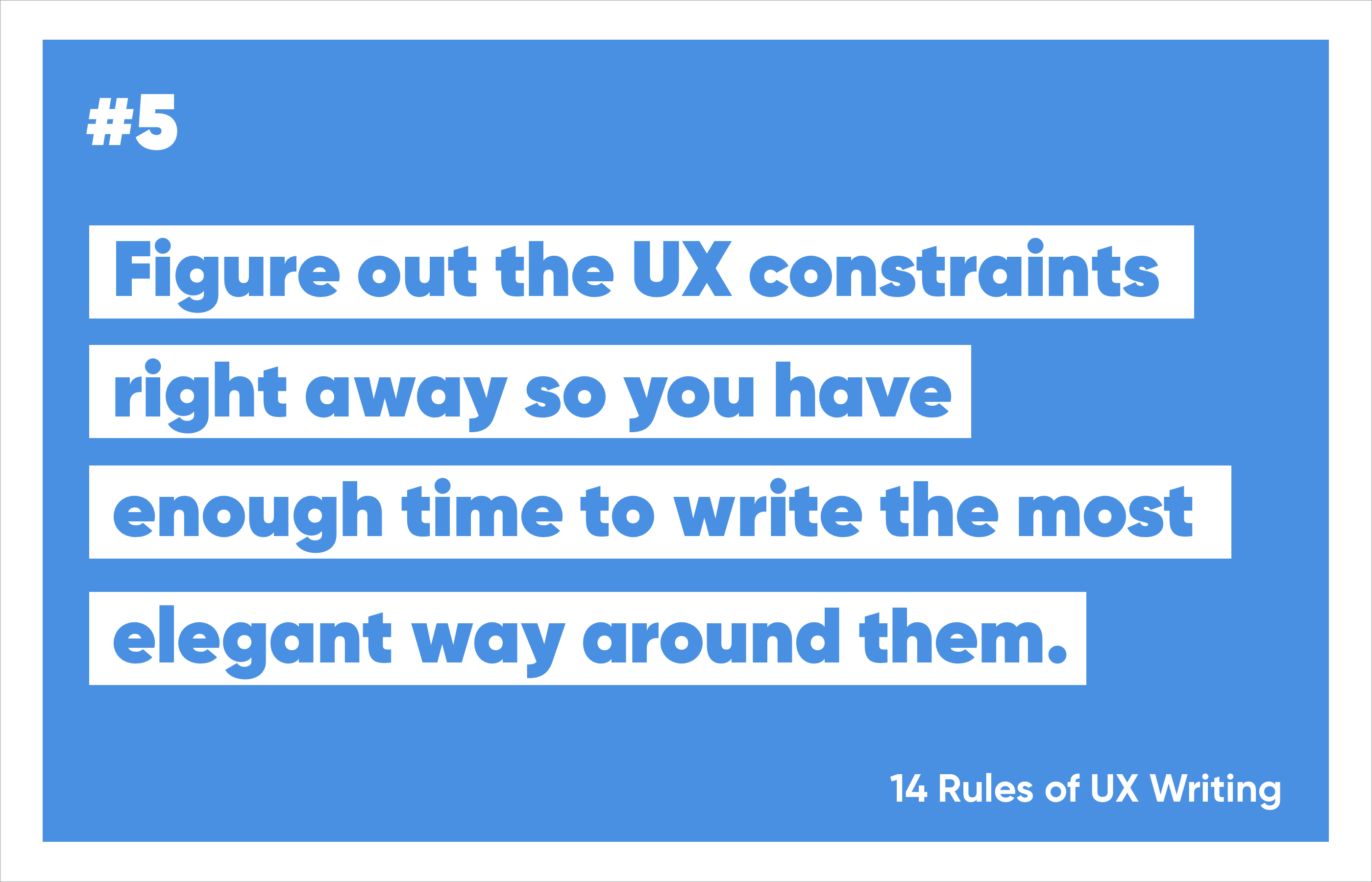 14 Rules of UX Writing. Because the internet needed another… | by ...