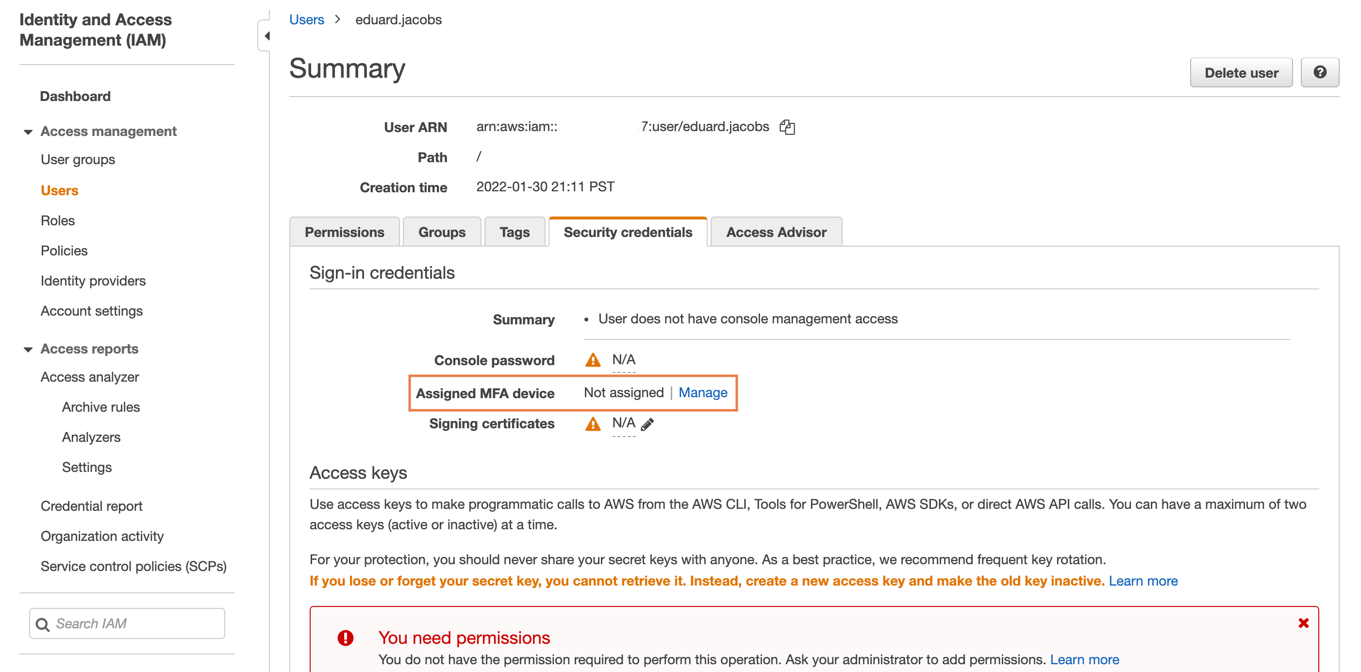 AWS Multi Factor Authentication. Setup AWS MFA | by Eduard Jacobs | Medium