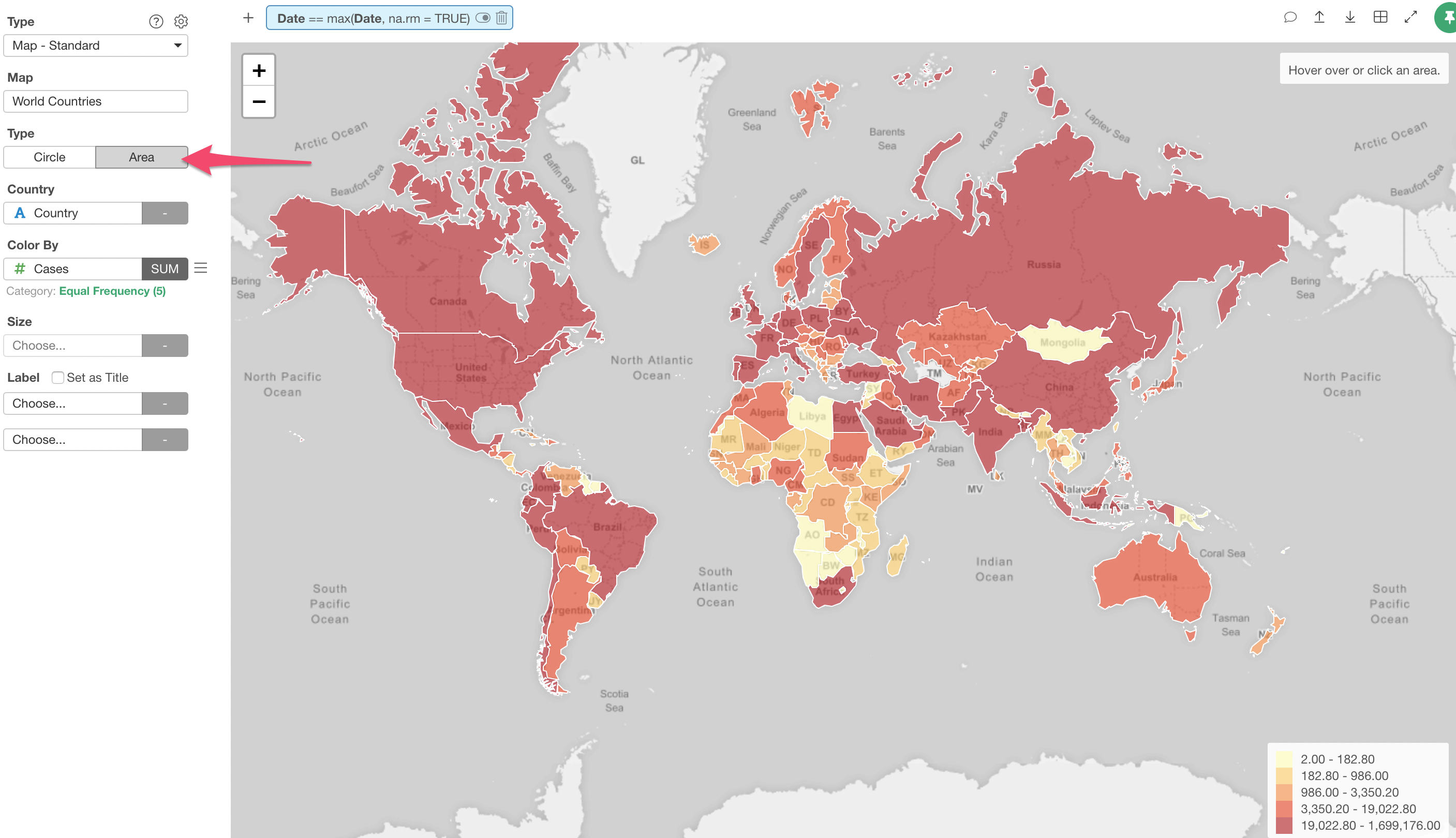 Introduction to a new Map Type ‘Standard’ in Exploratory | by Kan Nishida | learn data science