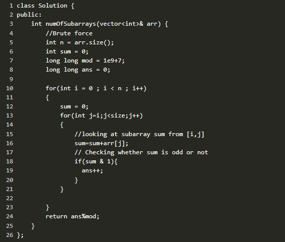 DP-03:“Number of Sub-arrays With Odd Sum” | by Yash Gaherwar | Aug, 2022 | Medium
