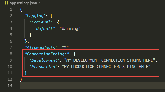 How To Get Connection String From Appsettings Json In Net Core In Class Library Printable 0986