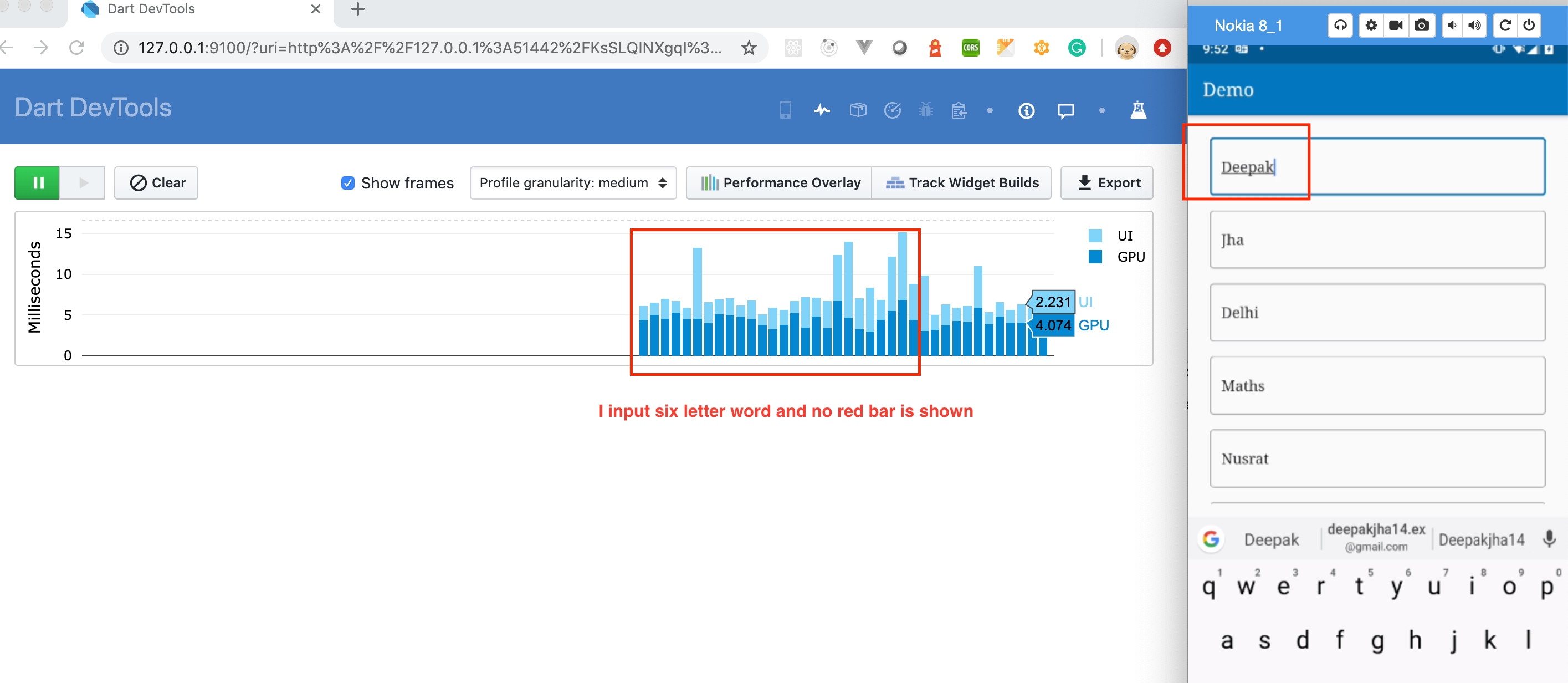 Flutter Performance Through Dev Tools Measure Performance In Most Common Use Case Itnext