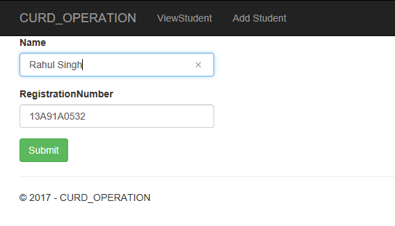 Crud Operation In Asp Core Mvc Using Entity Framework Core Code
